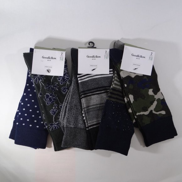 Goodfellow & Co | Underwear & Socks | Goodfellow Comens 6 Crew Socks ...